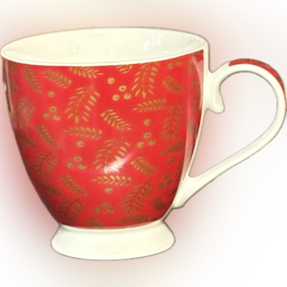 The English Mug Company | Dining | The English Mug Co Red Gold Footed ...